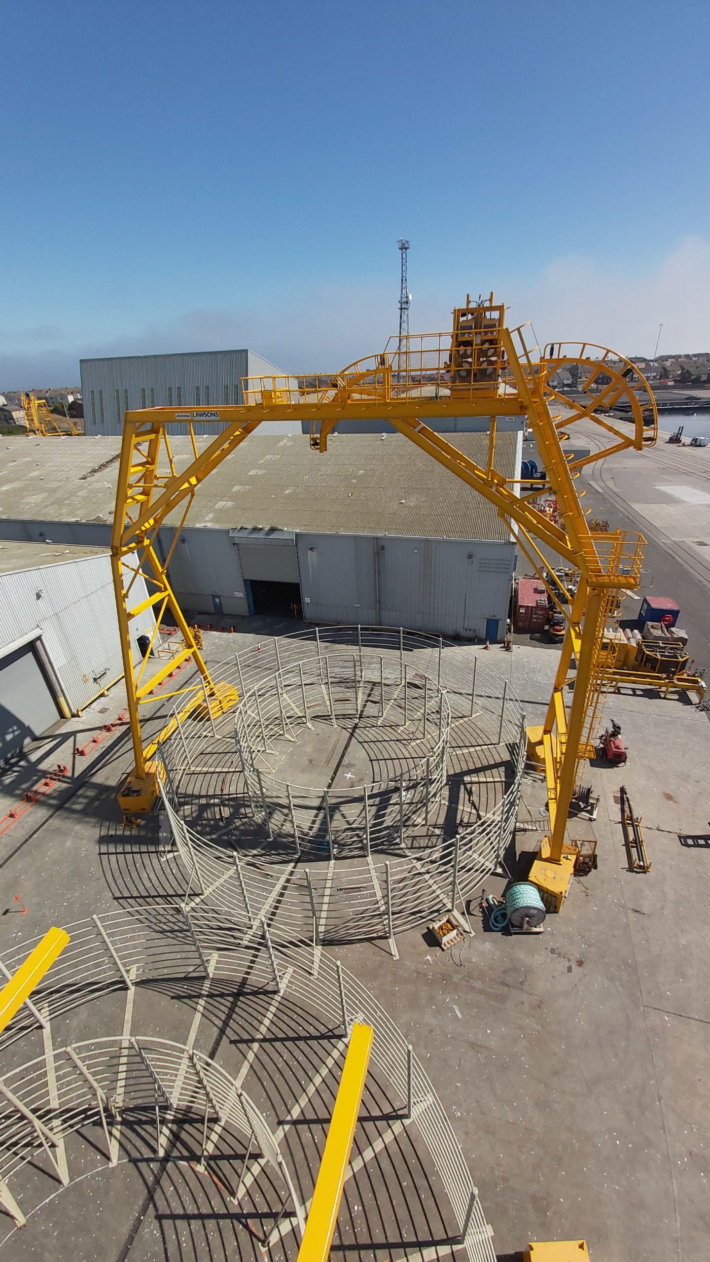 Lawsons provide complete cable basket loading system - Lawson Engineers Ltd