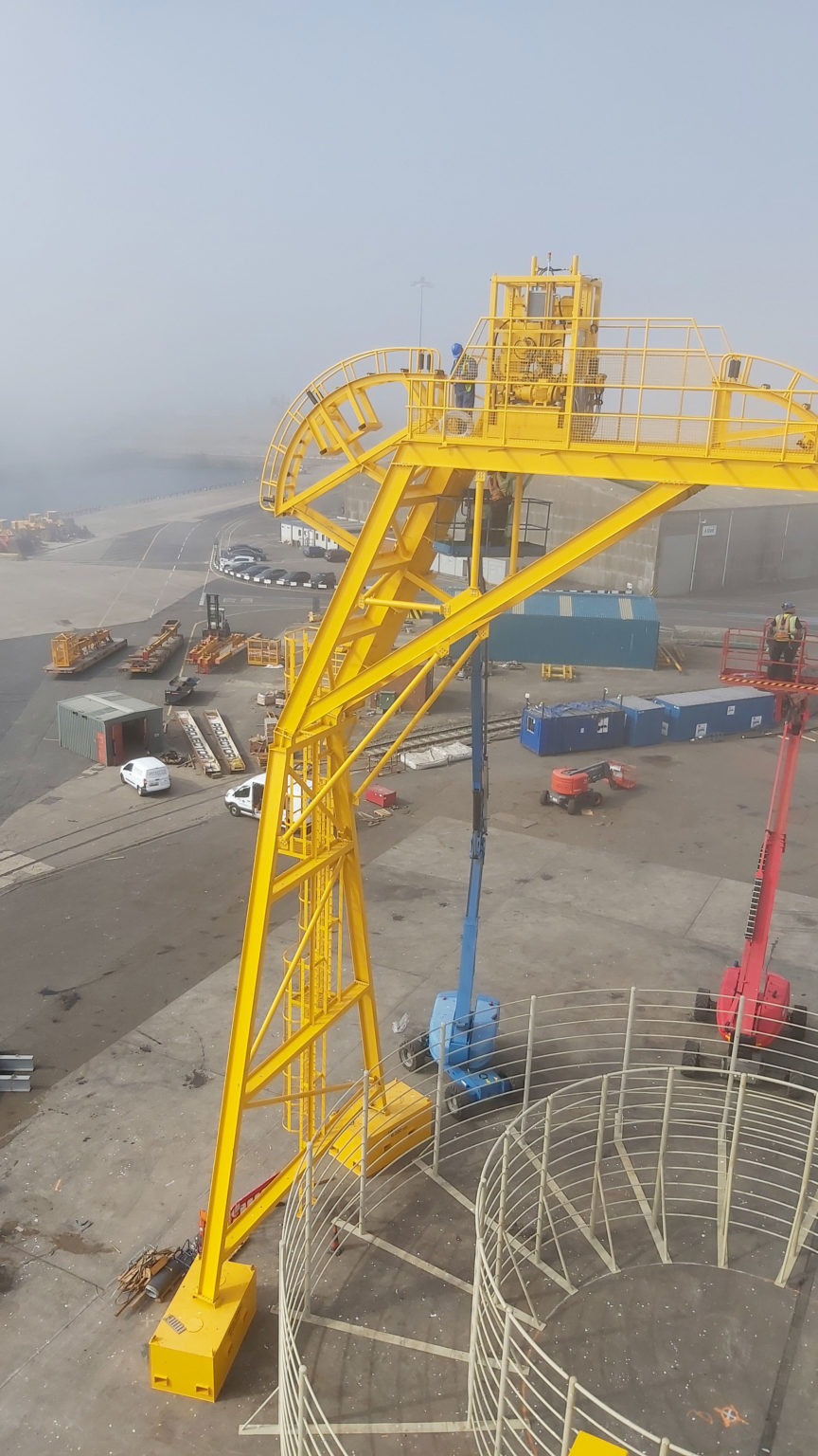 Lawsons provide complete cable basket loading system - Lawson Engineers Ltd